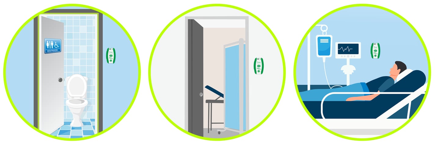 Flexibility of Wireless Falls Alarm Mounting Accommodates Nursing ...